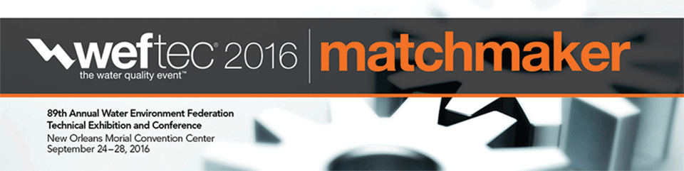 WEFTEC Matchmaker - About WEFTEC Matchmaker